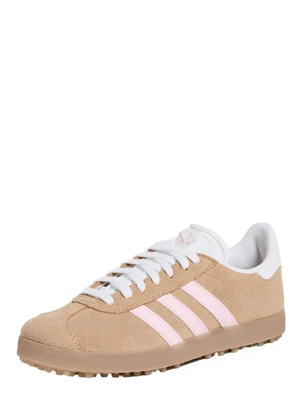 Adidas Gazelle Spikeless Golf Sneakers - Ice Tangerine/clear Pink/white