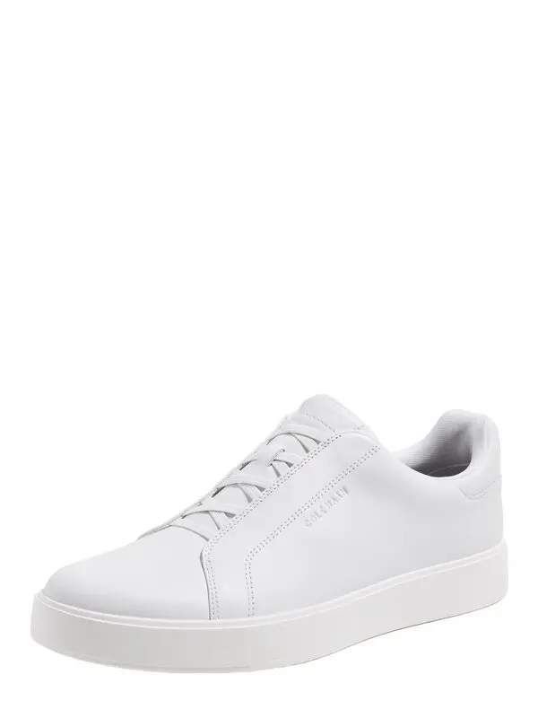 Cole Haan Grandpro Luxe Leather Slip-on Sneakers - Optic White / Optic White