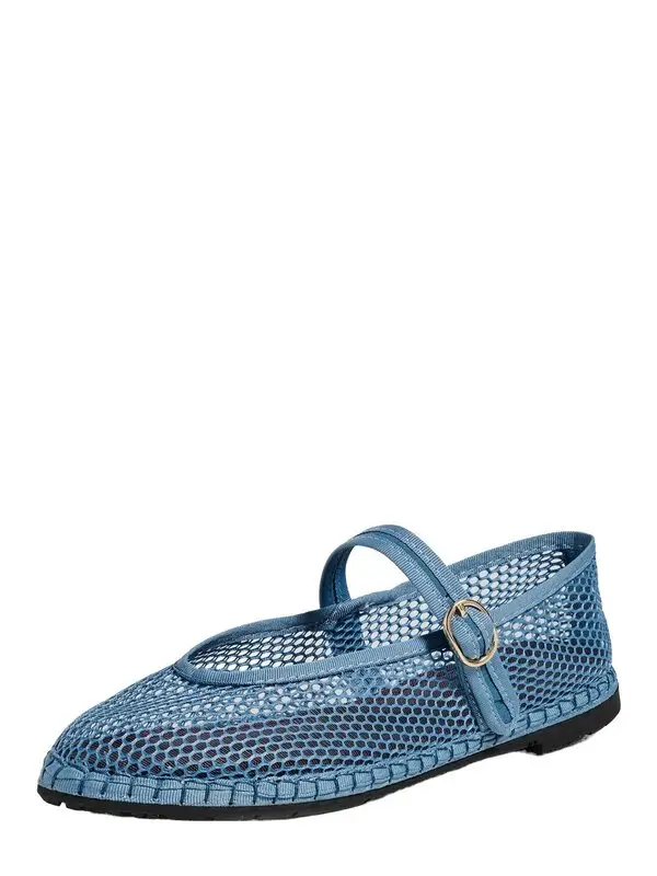 FLABELUS Isabella Mesh Flats - Blue