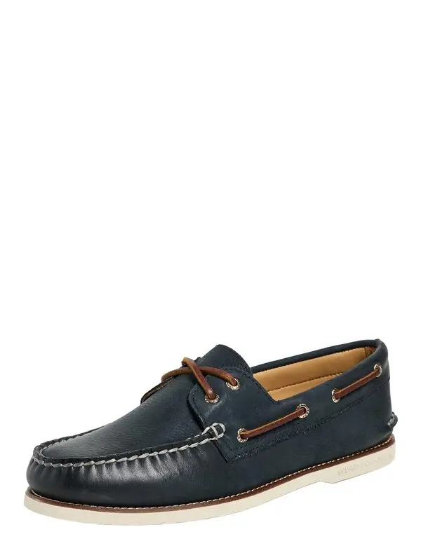 Sperry Gold Cup Authentic Original 2 Eye Nubuck Boat - Navy