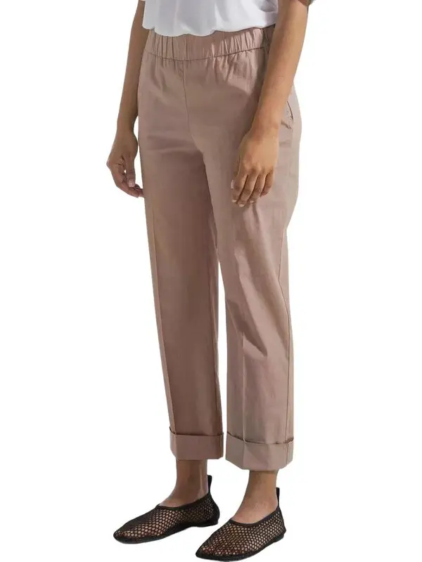 DEHA Rolled-hem Trousers - Neutrals