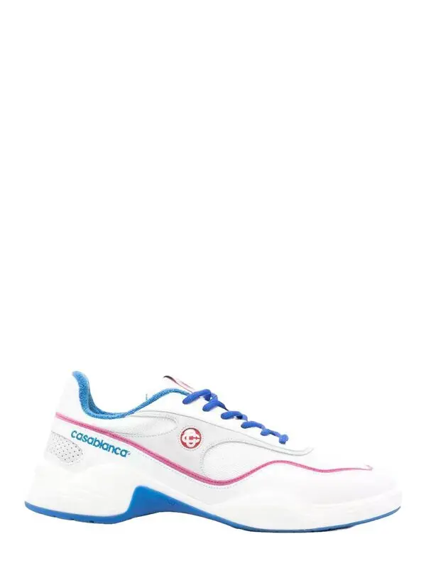 Casablanca Logo Trim Sneakers - White