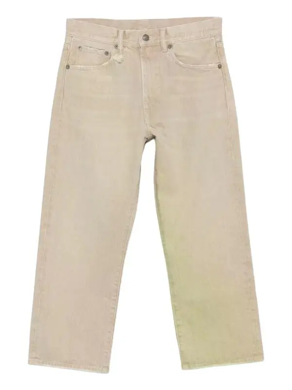R13 X-fb Frayed Jeans - Neutrals