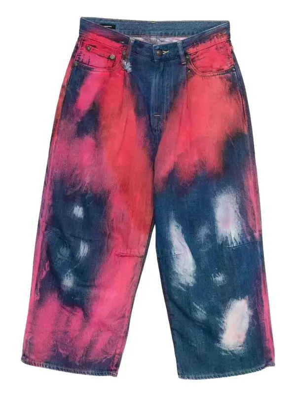 R13 Tie-dye Jeans - Pink