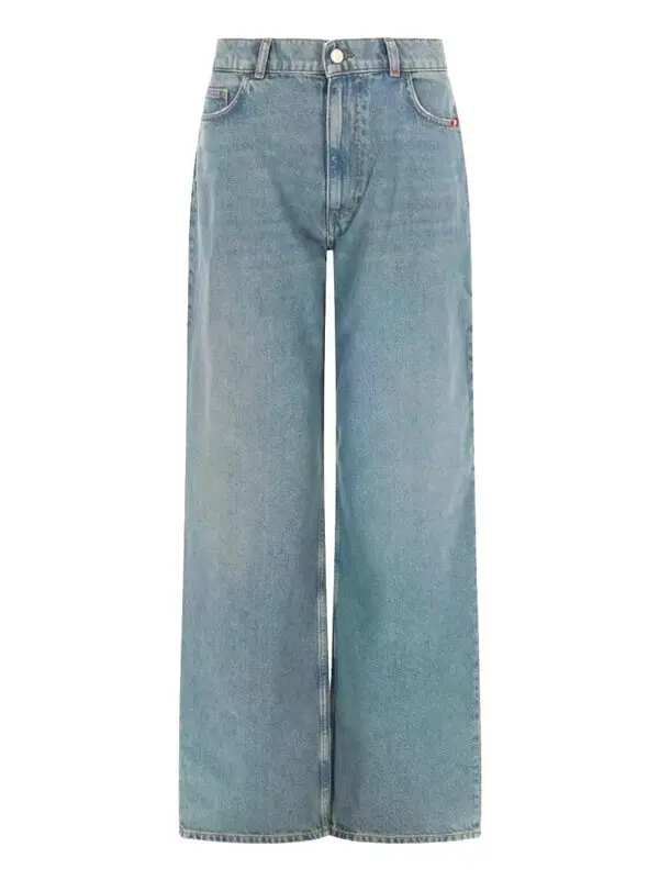 AMISH Sandy Wide-leg Jeans - Blue
