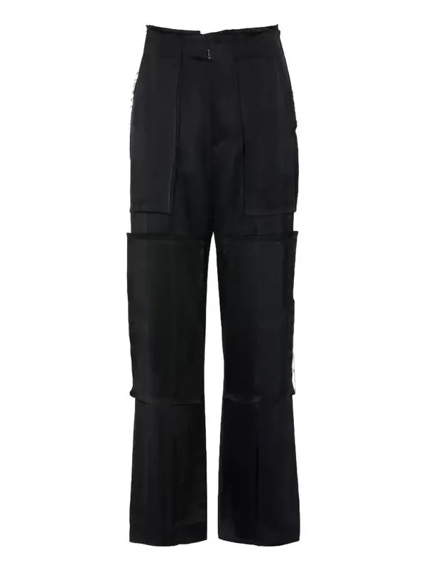 MAISON MARGIELA Raw-seams Trousers - Black