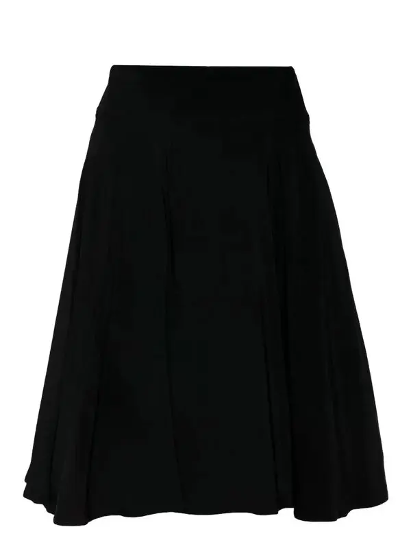 Yohji Yamamoto High-waisted Skirt - Black