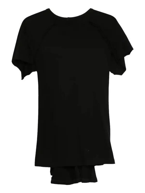 Yohji Yamamoto Layered Short-sleeve T-shirt - Black