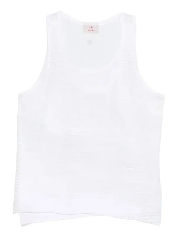 DEHA Sleeveless Tank Top - White
