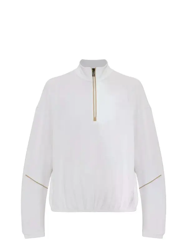 Bogner Floria Zip Trim Sweatshirt - White