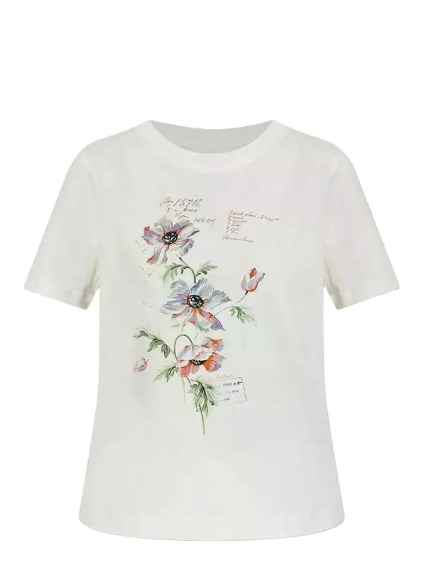 Paul Smith Floral-print T-shirt - White