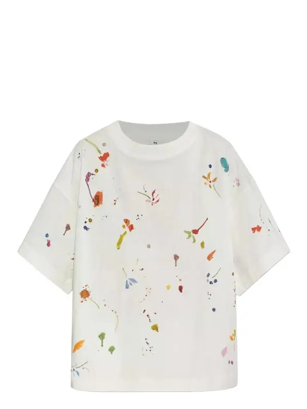 Paul Smith Splatter-print T-shirt - Neutrals