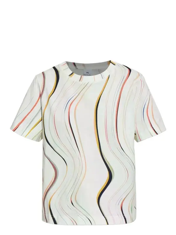 Paul Smith Patterned T-shirt - White