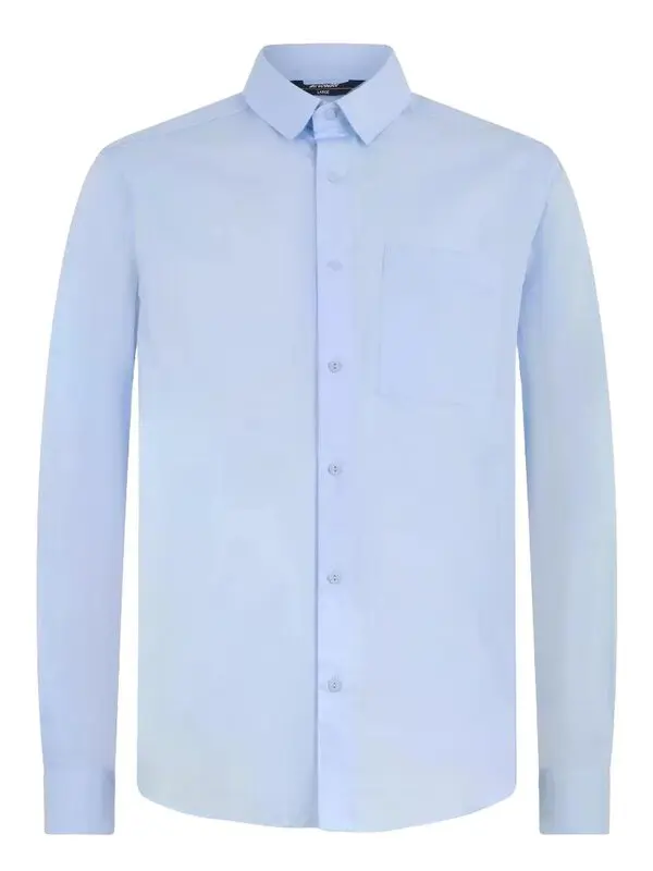K-WAY Pocket Button Shirt - Blue