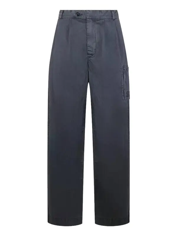 C.P. COMPANY Fili Wax Cargo Trousers - Blue