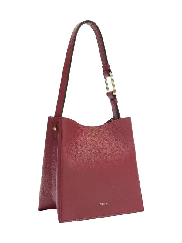 Furla Grained Tote Bag - Red