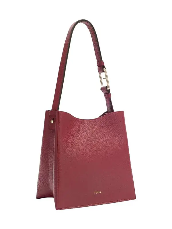 Furla Grained Tote Bag - Red