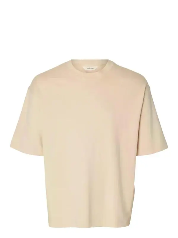 SELECTED Short-sleeve T-shirt - Neutrals
