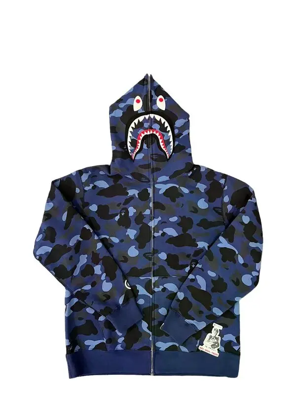 A BATHING APE Long-sleeved Hoodie - Blue