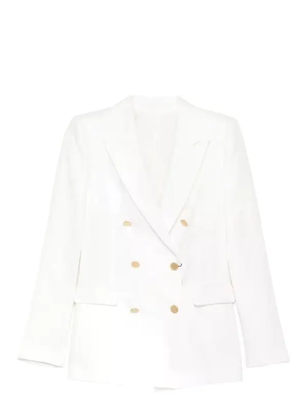 Tagliatore Double-breasted Blazer - White