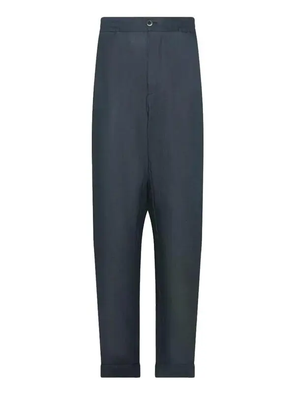 FRANZESE COLLECTION Linen Trousers - Blue