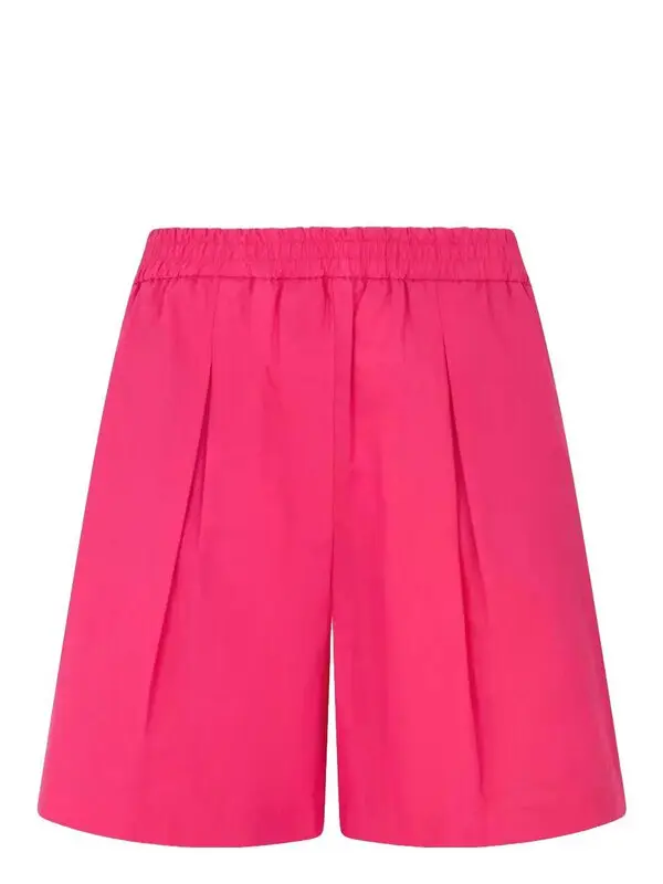 Fabiana Filippi Elasticated-waist Pleated Shorts - Pink