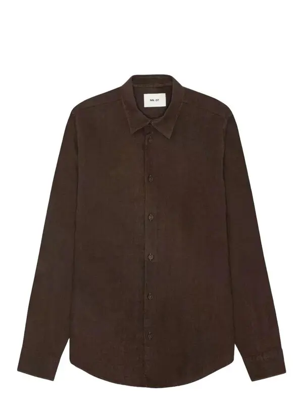 Nn07 Enzo Buttoned Shirt - Brown