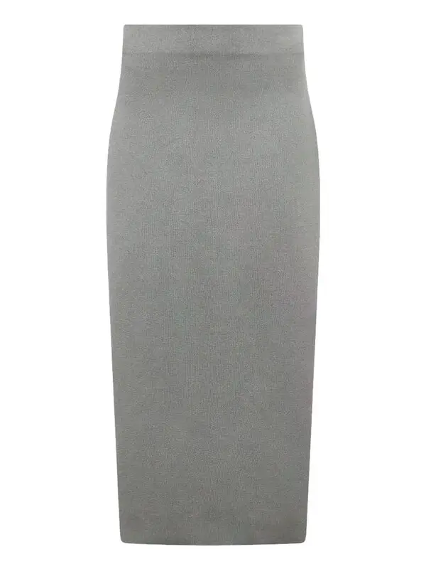 Fabiana Filippi Fitted Midi Skirt - Grey