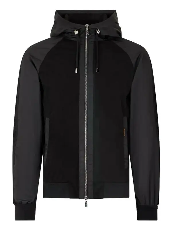 MOORER Hooded Jacket - Black