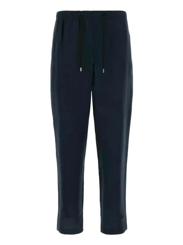 CELLAR DOOR Linen Trousers - Blue