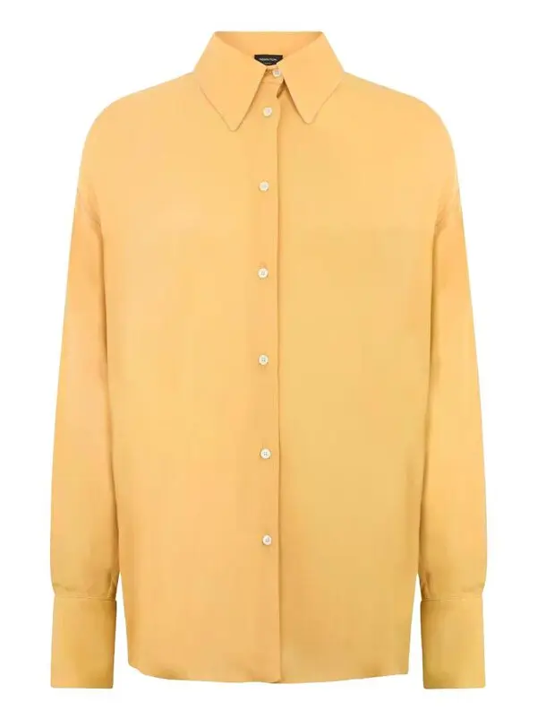 Fabiana Filippi Long-sleeve Collar Shirt - Yellow