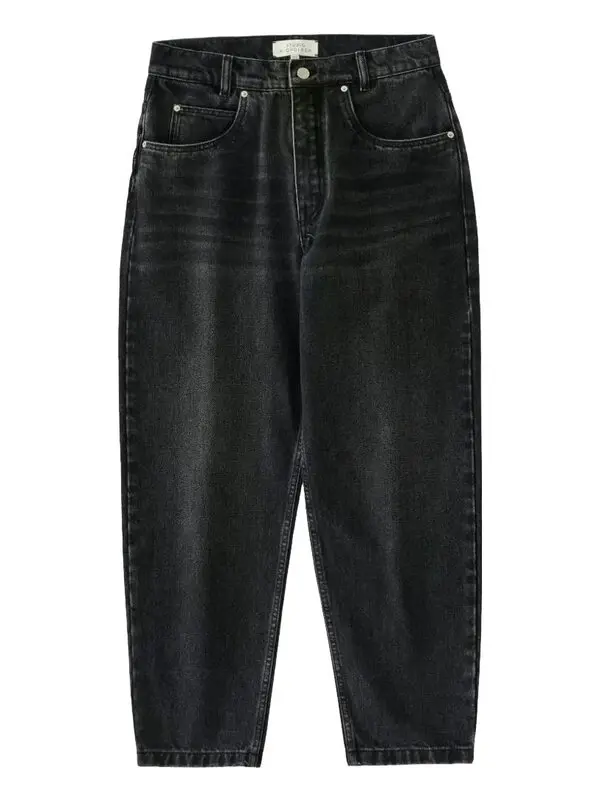 Studio Nicholson Five-pocket Tapered Jeans - Black