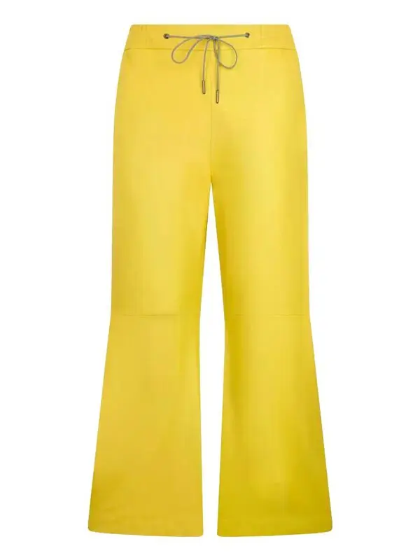 Fabiana Filippi High-waisted Wide-leg Trousers - Yellow