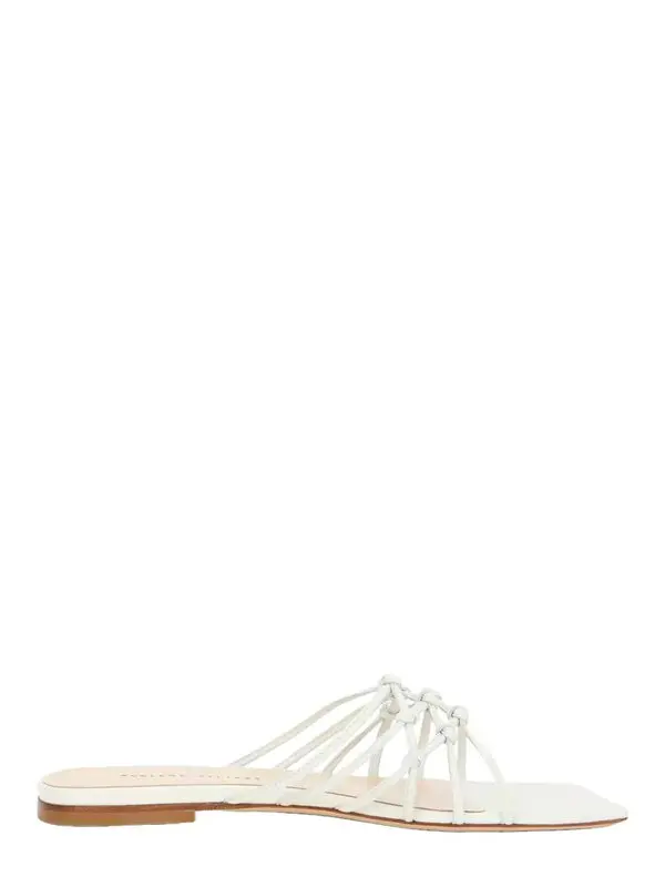 Fabiana Filippi Knotted Strap Sandals - White