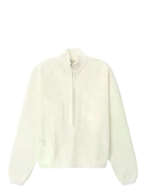 Fear Of God Zip Sweater - White