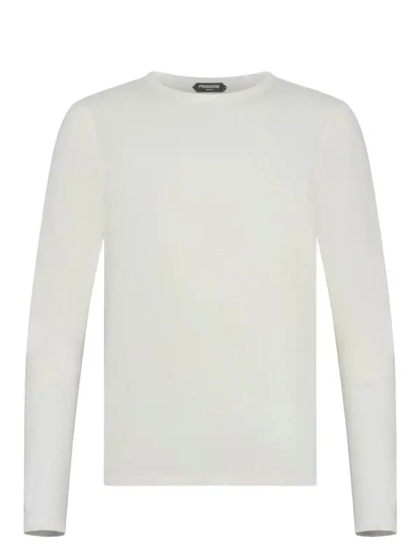 FRANZESE COLLECTION Crew-neck Long-sleeves T-shirt - Neutrals