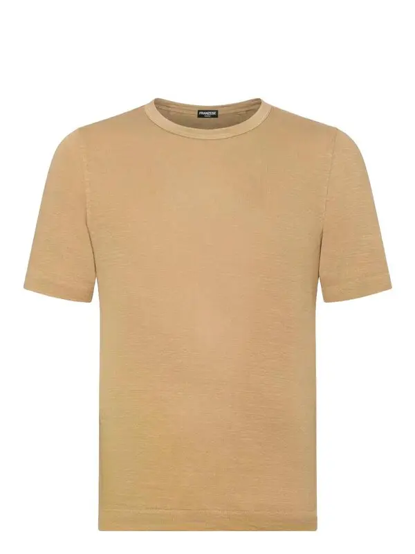 FRANZESE COLLECTION Crew-neck Short-sleeves T-shirt - Neutrals