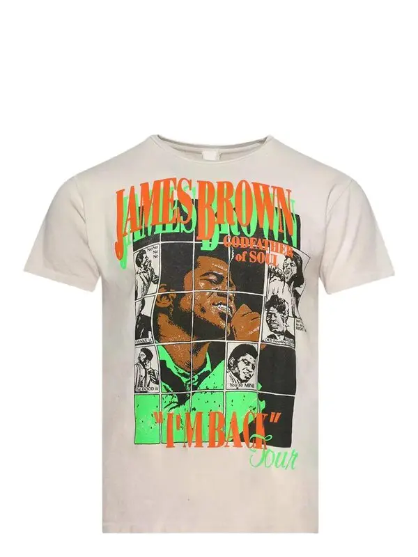 MadeWorn James Brown Graphic T-shirt - Neutrals