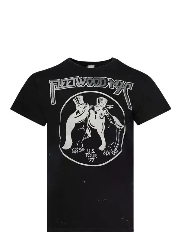 MadeWorn Graphic Fleetwood Mac T-shirt - Black