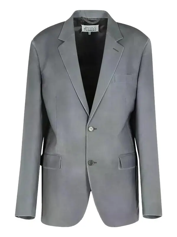 MAISON MARGIELA Single-breasted Blazer - Grey