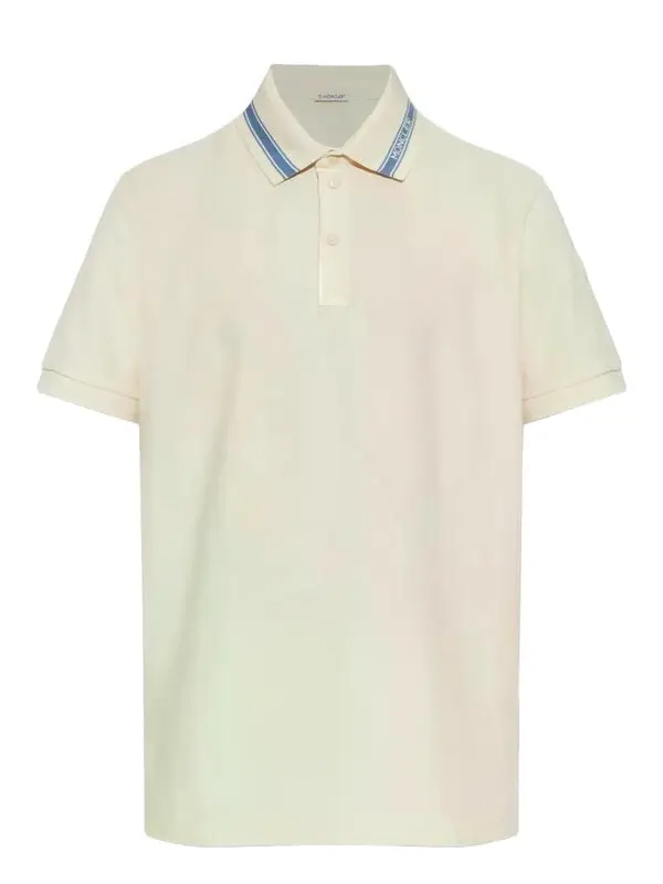 Moncler Logo-detail Polo Shirt - Neutrals