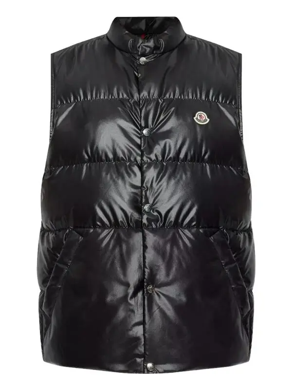 Moncler Logo-patch Padded Gilet - Black