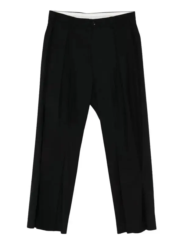 KHOKI Pleated Trousers - Black