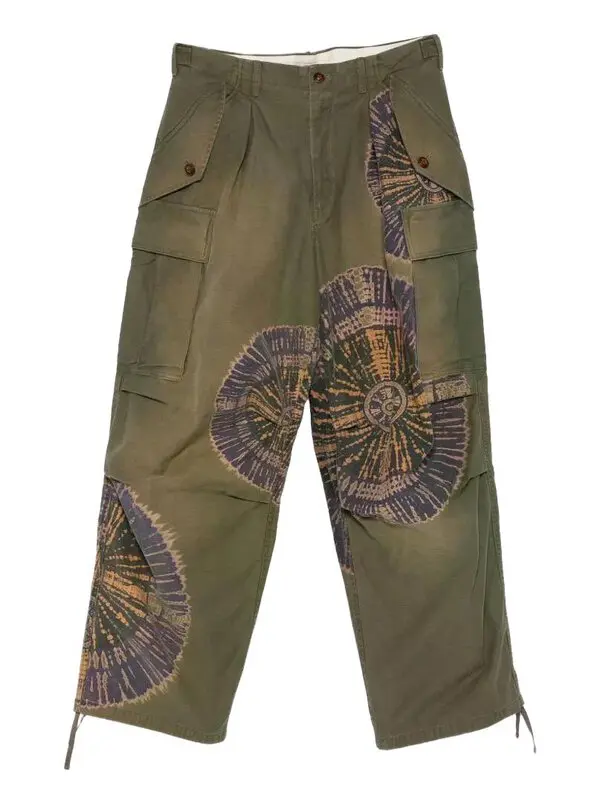KHOKI Patch Trousers - Green