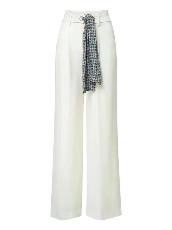 Veronica Beard Tai Palazzo Pants - White