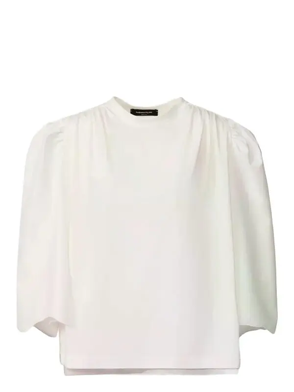 Fabiana Filippi Crew Neck Top - White