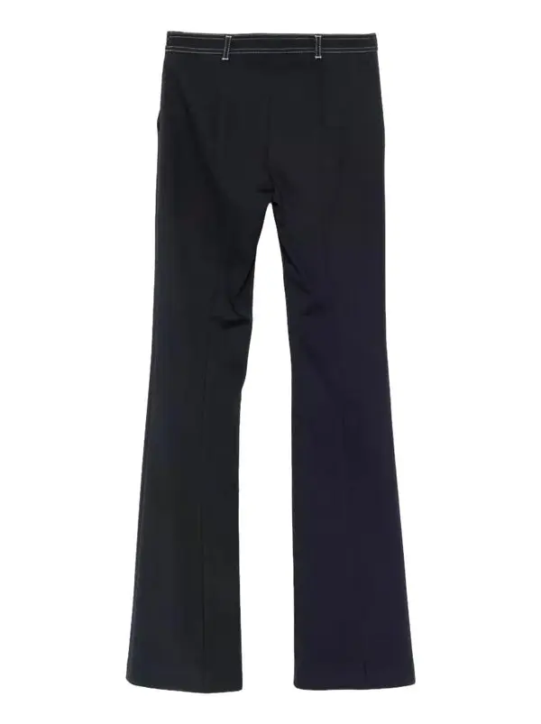 Liu Jo Topstitching Trousers - Blue