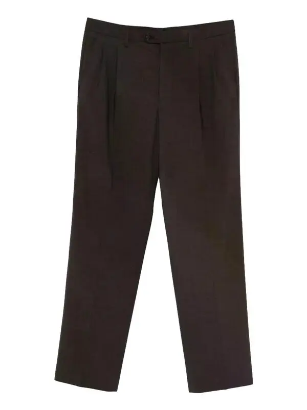 MAISON MARGIELA Pleated Trousers - Brown