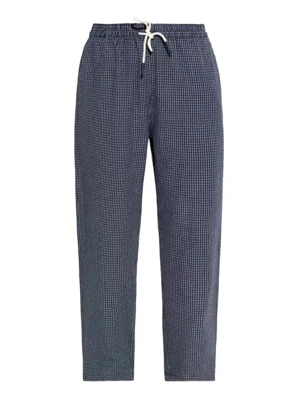 RETHINKIT STUDIOS Checked Trousers - Blue