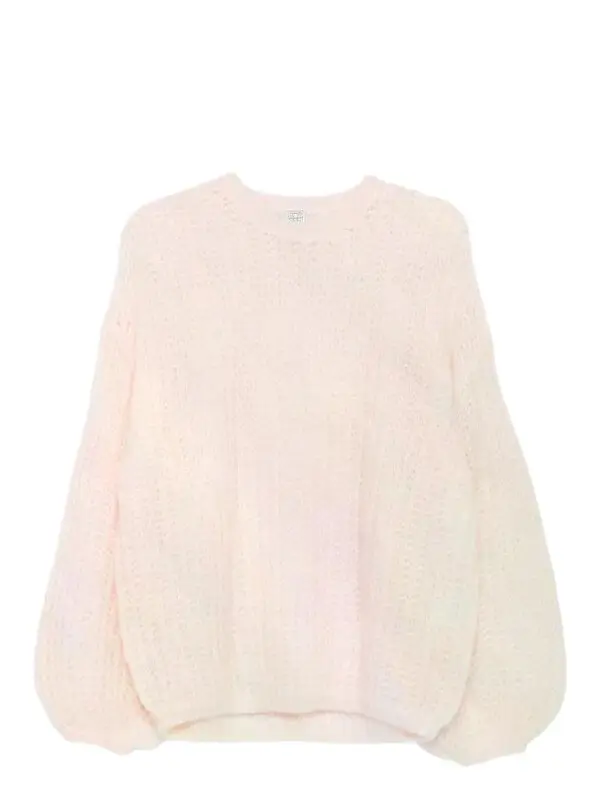 TOTEME Open-knit Sweater - Pink